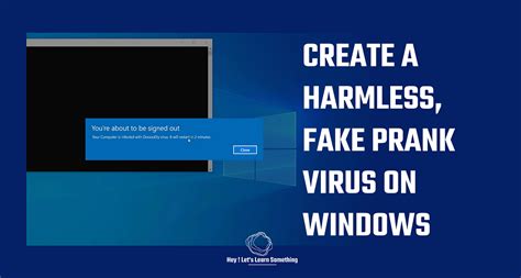 creating an auto shutdown prank virus on windows by hey let s learn