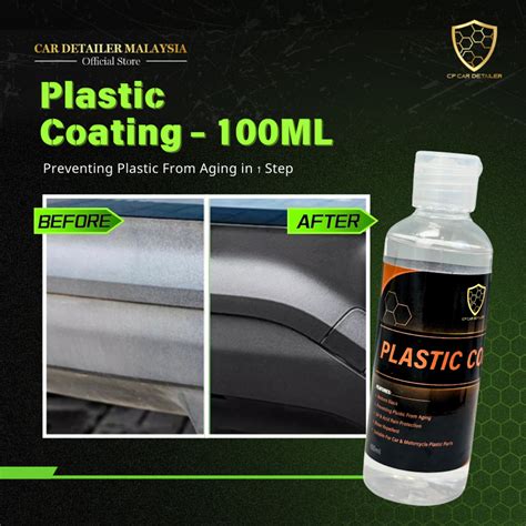 【cp Car Detailer】plastic Coating 100ml Restore Car Exterior Rubber