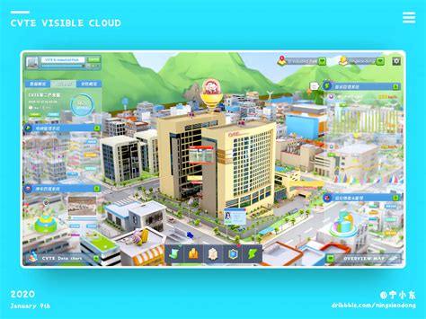 Panel Low Polygon Visualization By 光影年年 For Red On Dribbble