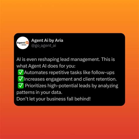 Agent Ai On Linkedin Agentai Insurancebusiness Leadautomation Moretimeforclients Worksmart…