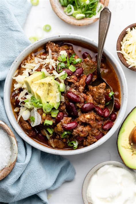 Healthy Slow Cooker Chili All The Healthy Things