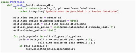 pairs trading building a backtesting environment with python bsic