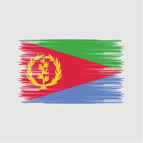 Eritrea Flag Brush National Flag Vector Art At Vecteezy