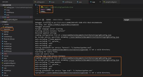 Issues With Setting For Creation Of Type Stubs Issue Microsoft Pyright Github