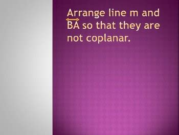 Geometry Naming Points Planes Lines Rays Power Point By Mrs Coverts Class