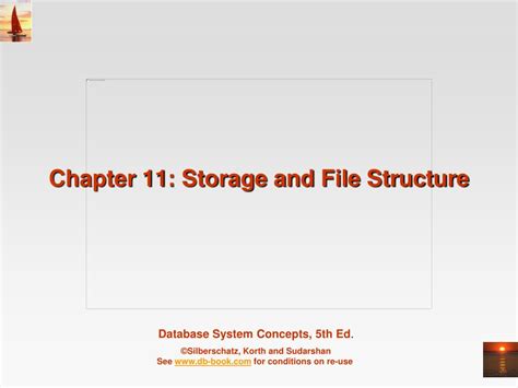 PPT Chapter Storage And File Structure PowerPoint Presentation Free Download ID