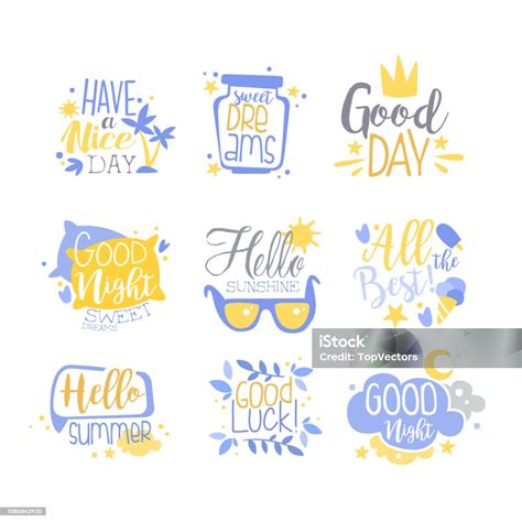 긍정적인 따옴표 세트 흰색 배경에 손 슝 글자 영감 동기 부여 구호 벡터 일러스트 레이 션 개념에 대한 스톡 벡터 아트 및 기타 이미지 Istock