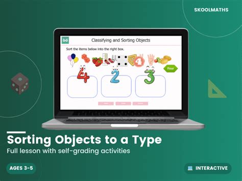 Sorting Objects Into Groups — Interactive Lesson Ages 45 Maths