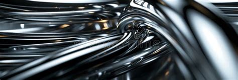 Sleek Metallic Rods Intersecting And Forming Abstract Structures Reflecting On A Glossy Black