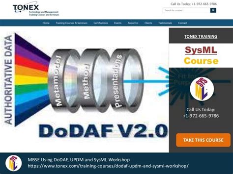 mbse using dodaf updm and sysml workshop