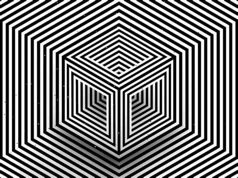 Cube Optical Illusions Optical Illusions Art Art Optical