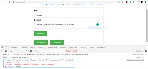 Making Post Request With Angular And Firebase By Monali Sorathiya Jul 2020 Medium