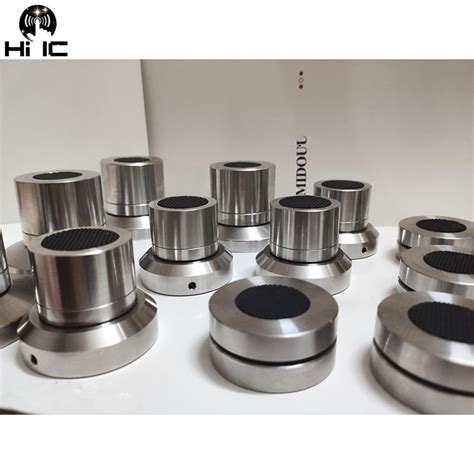 Fe Hifi 오디오 스테인레스 스틸 스피커 풋 패드 세라믹 비드 볼 충격 방지 충격 흡수 피트 패드 스탠드 절연 피트 스파이크 Aliexpress