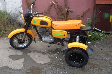 Самодельный трицикл из мото запчастей Самоделки своими руками