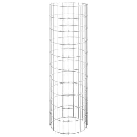 Vidaxl Circular Gabion Raised Beds 3 Pcs Galvanized Steel 118x394
