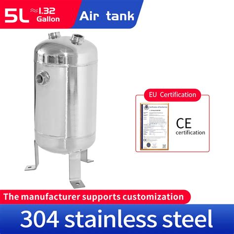 산업용 가스 저장 탱크 5l 304 스테인레스 스틸 수직 소형 공기 탱크 압력 4500mpa공압부품 Aliexpress