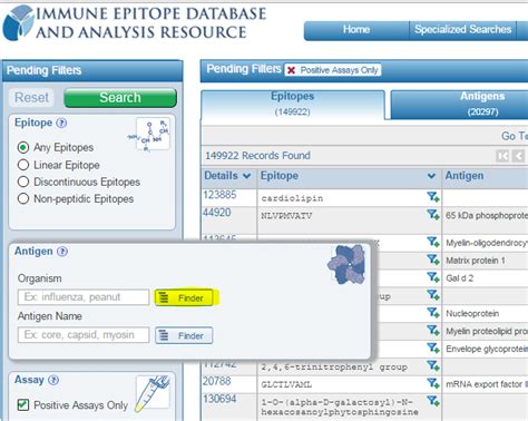 Browse By Source Organism Iedb 30 Iedb Solutions