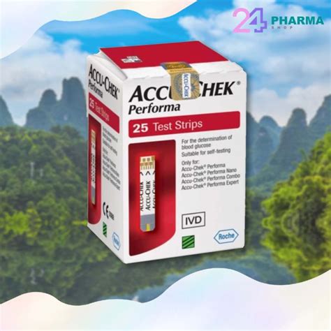 แถบตรวจน้ำตาล Accu Chek Performa 25ชิ้น Th