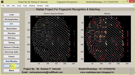 Matlab Code For Fingerprint Recognition And Matching Using Image Processing ~ Engineering Projects