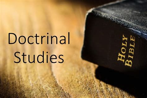 Doctrinal Studies