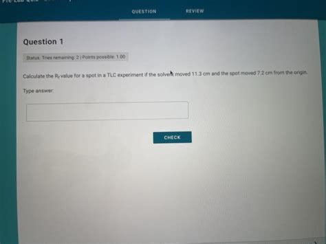 solved question review question 1 status tries remaining