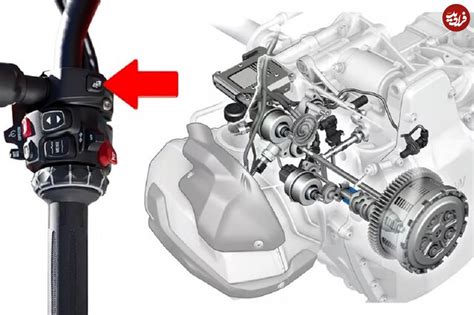 عکس دکمه جادویی موتورسیکلت جدید بی‌ام‌و