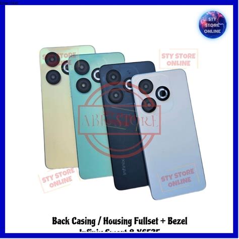 Jual Housing Fullset Infinix Smart 8 X6525 Back Casing Kesing