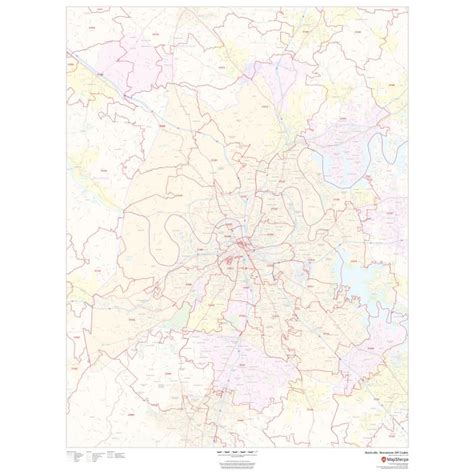 Zip Code Map Tennessee