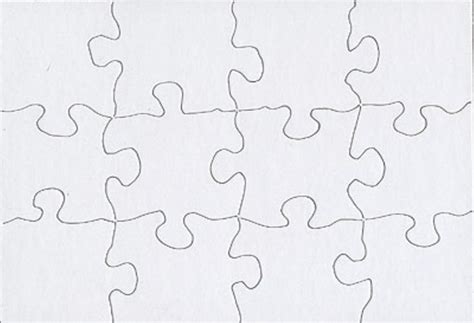 Blank Jigsaw Piece Template Best Professional Template Design Birth