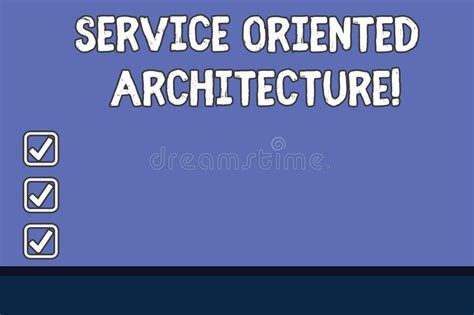 Conceptual Hand Writing Showing Service Oriented Architecture Business