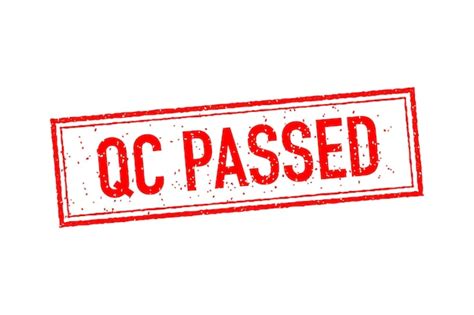Premium Vector Qc Passed Great Design For Any Purposes Qc Passed