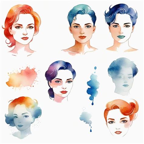 Gender Vector Set White Background Isolated A High Quality Premium Ai