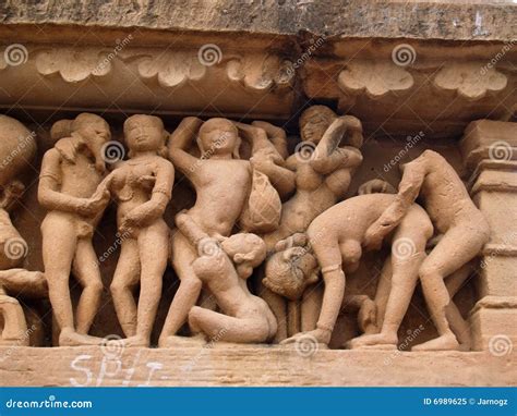 Stone Carved Erotic Sculptures Stock Image Image Of India Stone