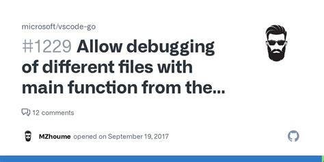Allow Debugging Of Different Files With Main Function From The Same Directory · Issue 1229