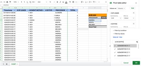 Pulling Data Between A Specific Date And Time From A Timestamp Rsheets