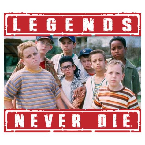 Legends Never Die The Sandlot 90s T Shirt