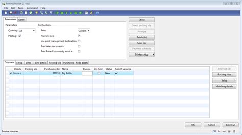 Post An Invoice Dynamics Ax Training