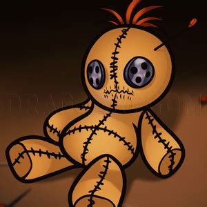 How To Draw A Voodoo Doll Step By Step Drawing Guide By Dawn Artofit
