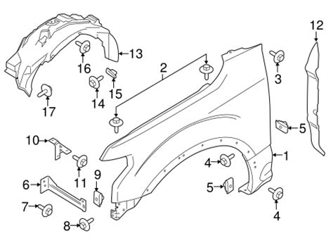 Fender Components For 2019 Ford F 150 Ford Parts Center
