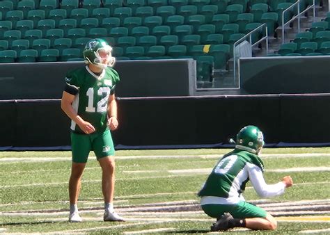 Riders Lauther Kicks His Way Past A Legend Sasktoday Ca