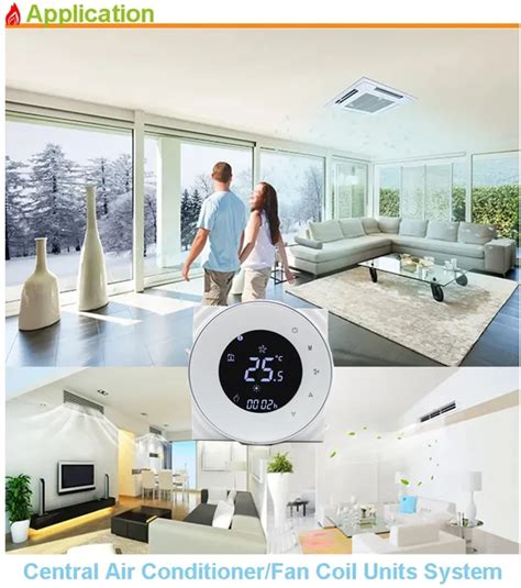 Smart Wifi Thermostat Tuya Room Temperature Controller With External Sensor