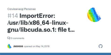 ImportError Usr Lib X Linux Gnu Libcuda So File Too Short Issue Ceruleanacg