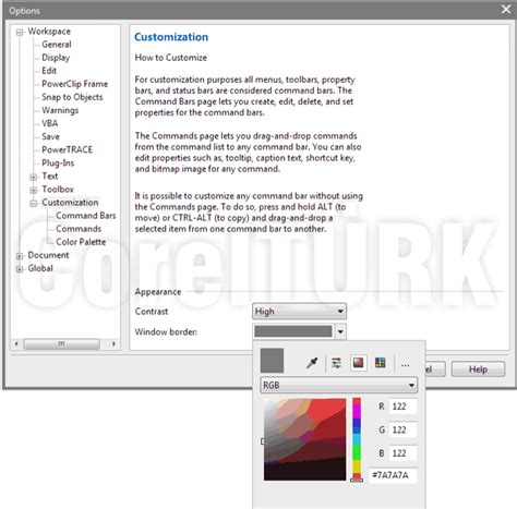Corelturk Türkçe Coreldraw Coreldraw X7 Yenilikler Workspace 3