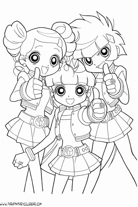 Powerpuff Girls Z Coloring Pages