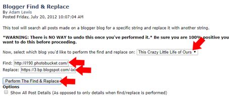 How To Perform A Search Replace In Blogger Designer Blogs