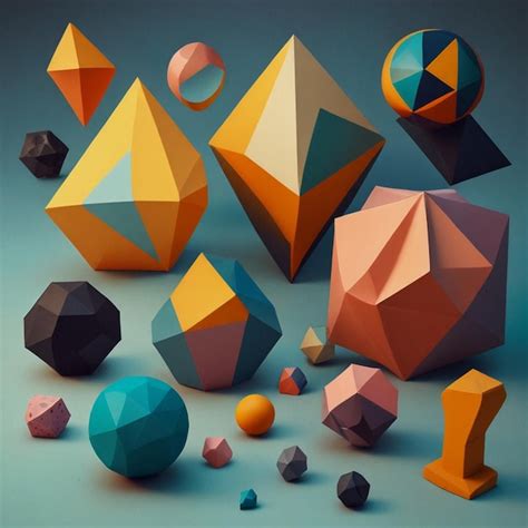 Shapes Generative Ai Premium Ai Generated Image