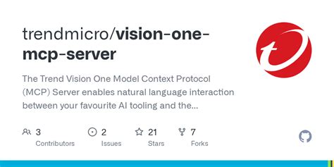 Github Trendmicro Vision One Mcp Server The Trend Vision One Model Context Protocol Mcp