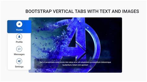 Bootstrap 5 Vertical Tabs How To Create Tabs Using Html Css And