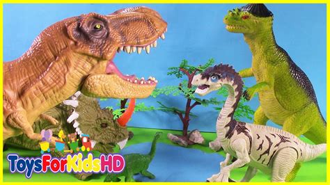 Los Dinosaurios Para Niños El T Rex Amistoso Videos De Dinosaurios