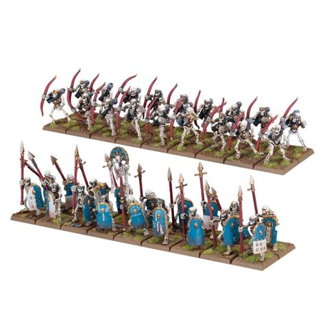 Tomb Kings Skeleton Warriors Archers Warhammer The Old World